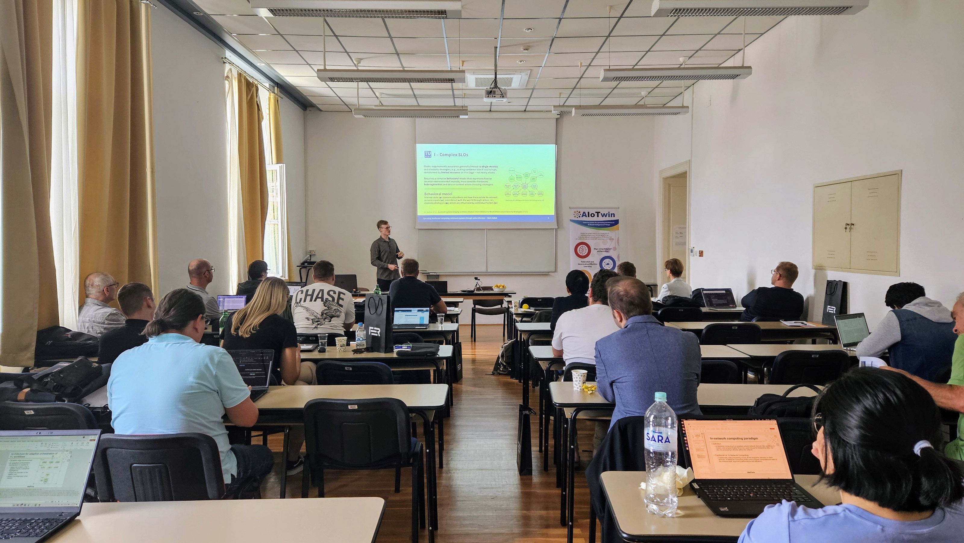 Operating distributed computing continuum systems through active ...